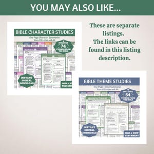 Bible Study Guide, Bible Study Tool, Books of the Bible Summary Sheets ...