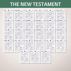 Bible Study Guide, Bible Study Tool, Books of the Bible Summary Sheets ...
