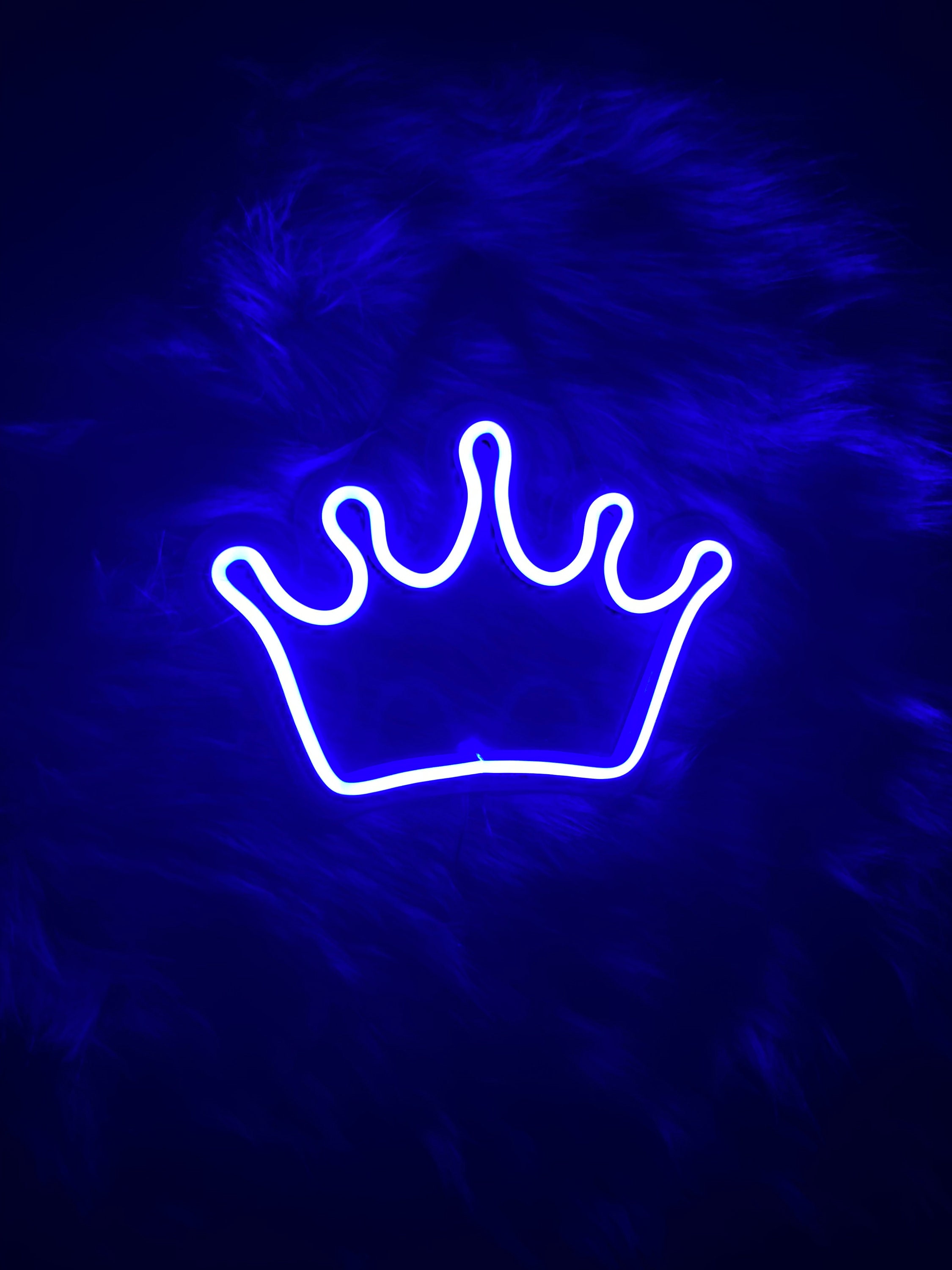 Crown, Neon Crown Light, Neon Sign, Neon Lights, Custom Neon, Wall ...