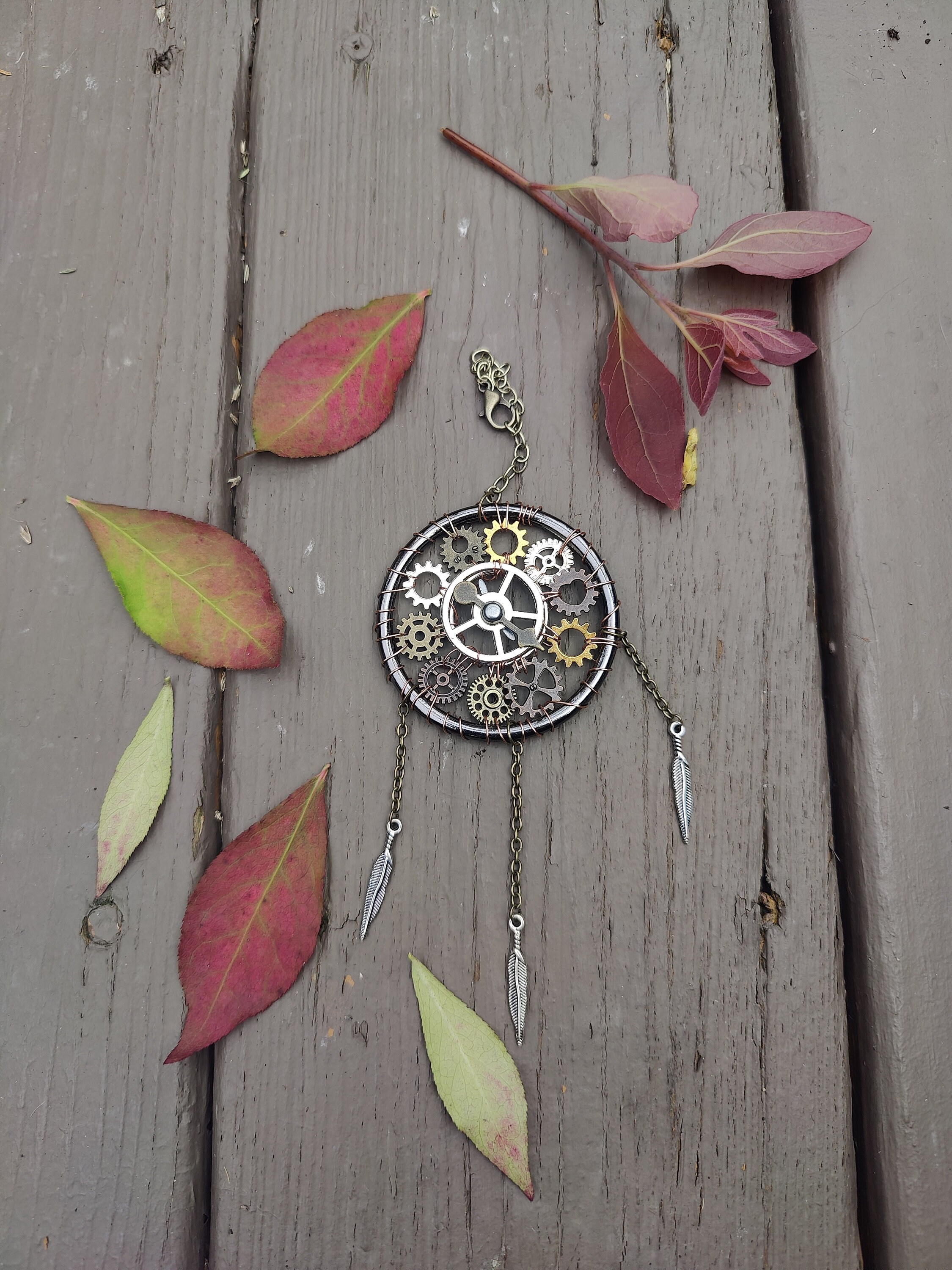 Steampunk Dreamcatcher - Clock - Etsy