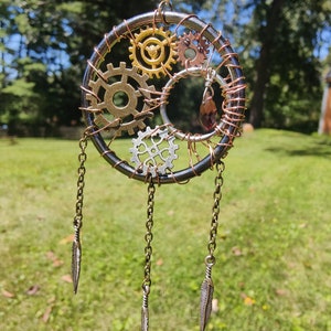 Steampunk Dreamcatcher - Crystal Moon - Etsy