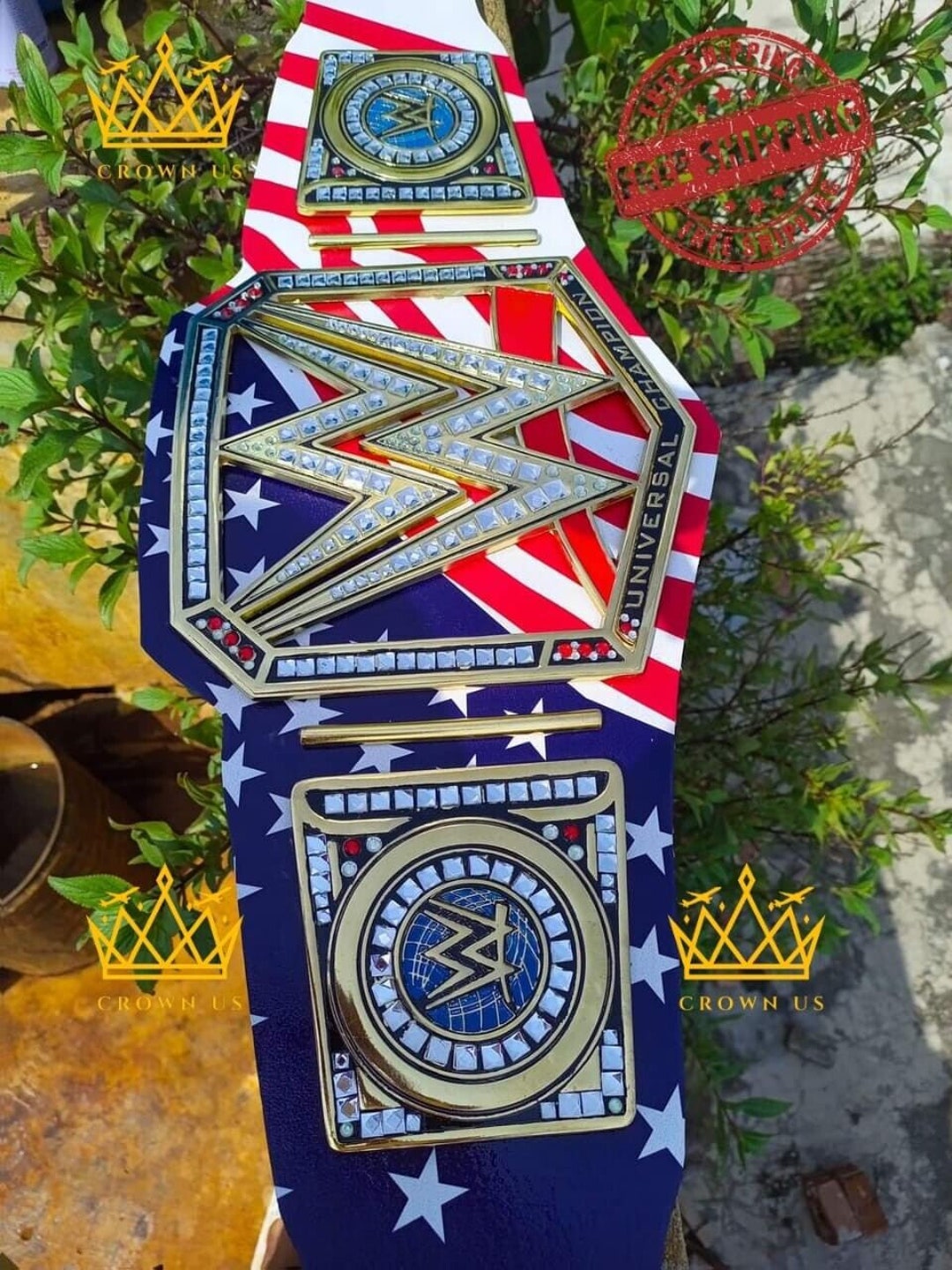 WWE Championship Replica Title Belt 2MM Brass Adult Size - Etsy