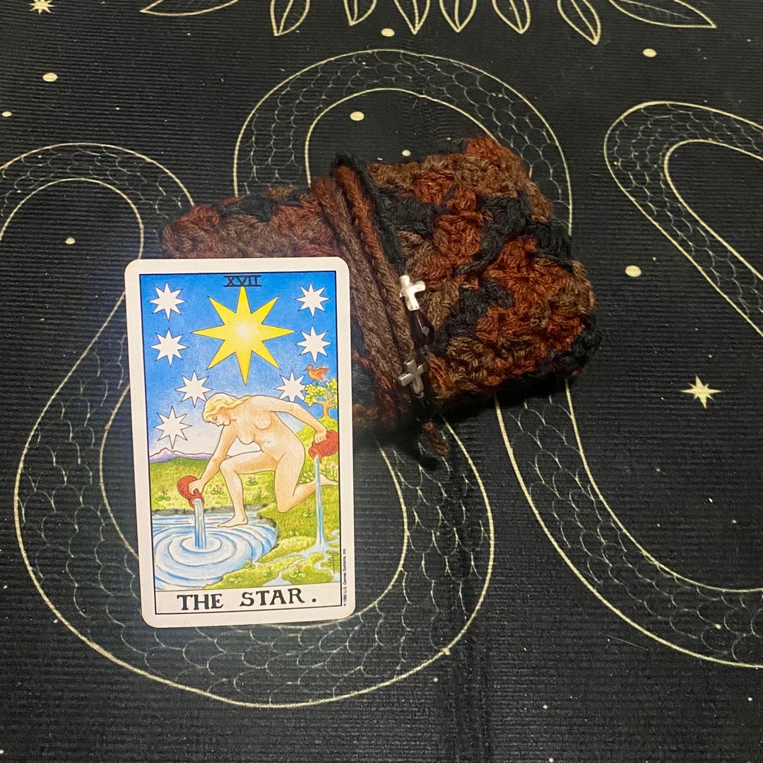 Tarot Card Deck Wrap Crochet Handmade Tarot Tarot Reading Dark Woods - Etsy