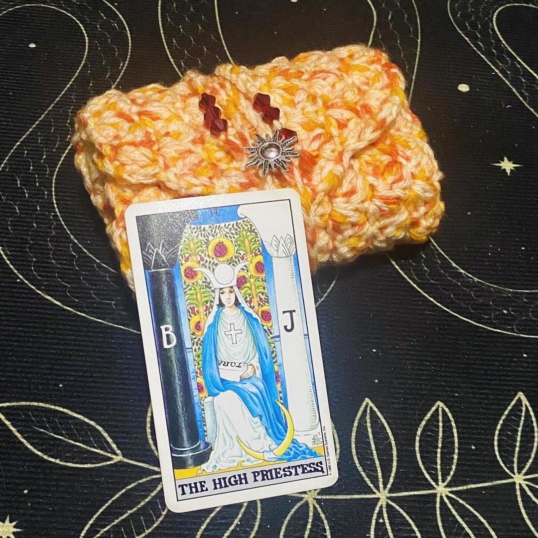 Tarot Card Deck Wrap Crochet Handmade Tarot Tarot Reading Sunshine ...