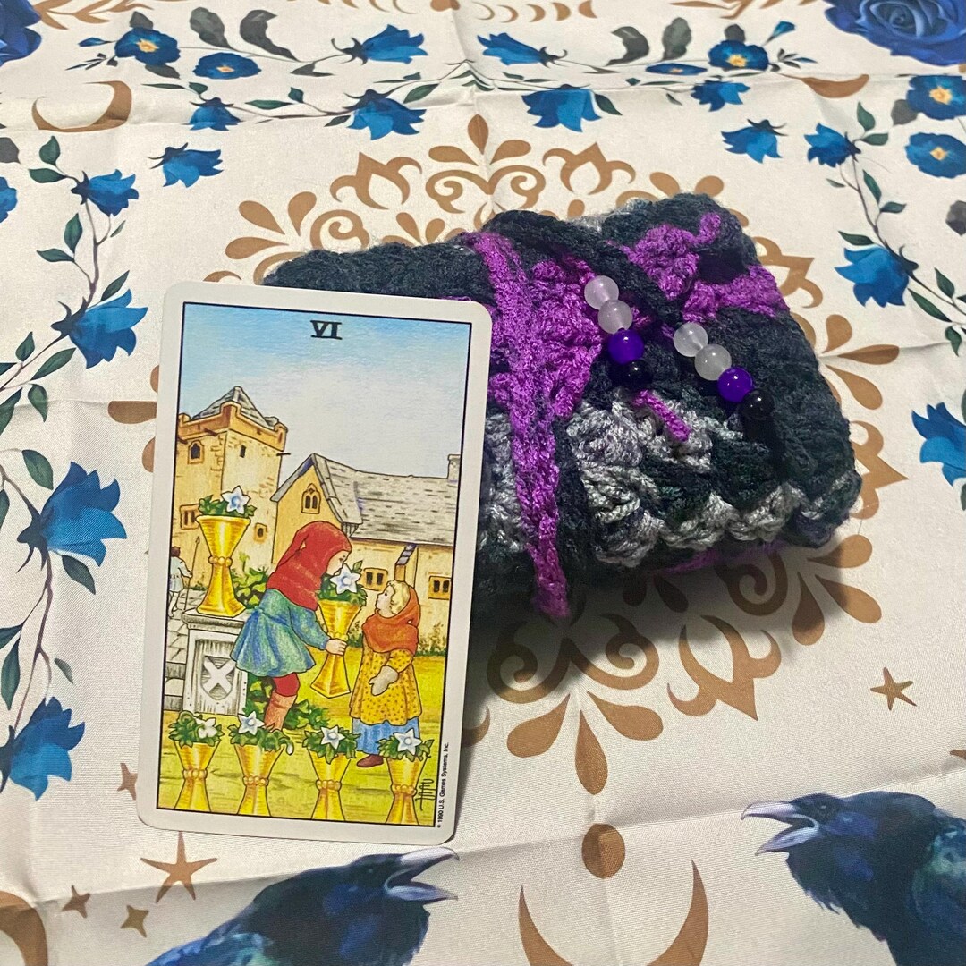 Tarot Card Deck Wrap Crochet Handmade Tarot Tarot Reading - Etsy