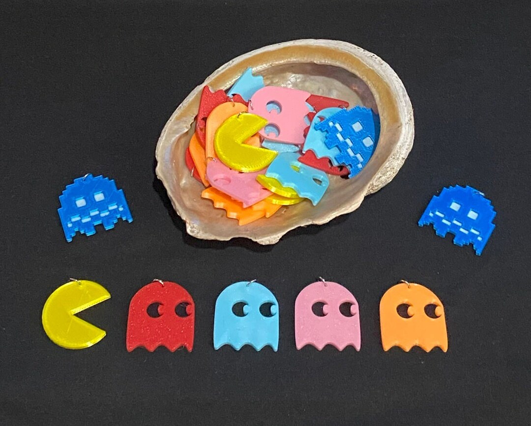 Keychain 3D Printed Pac-man Keychains Charms - Etsy
