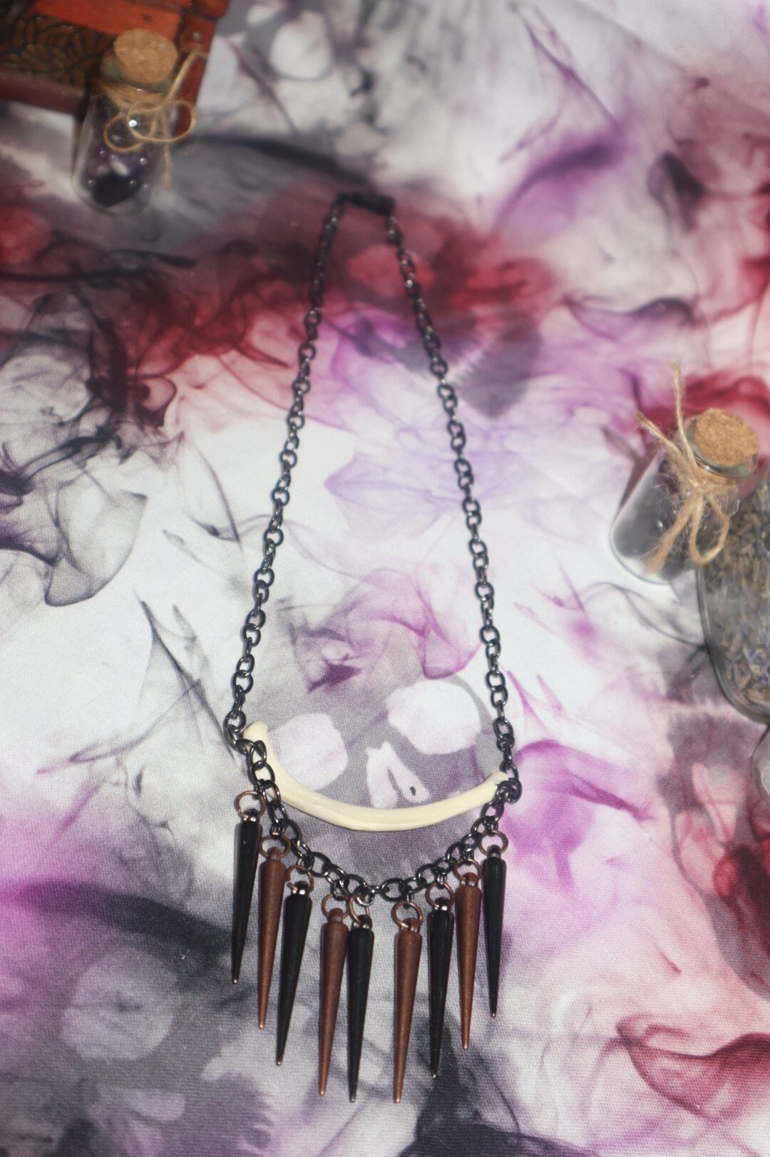 Handmade Animal Bone Necklace REAL Rib Bone - Etsy