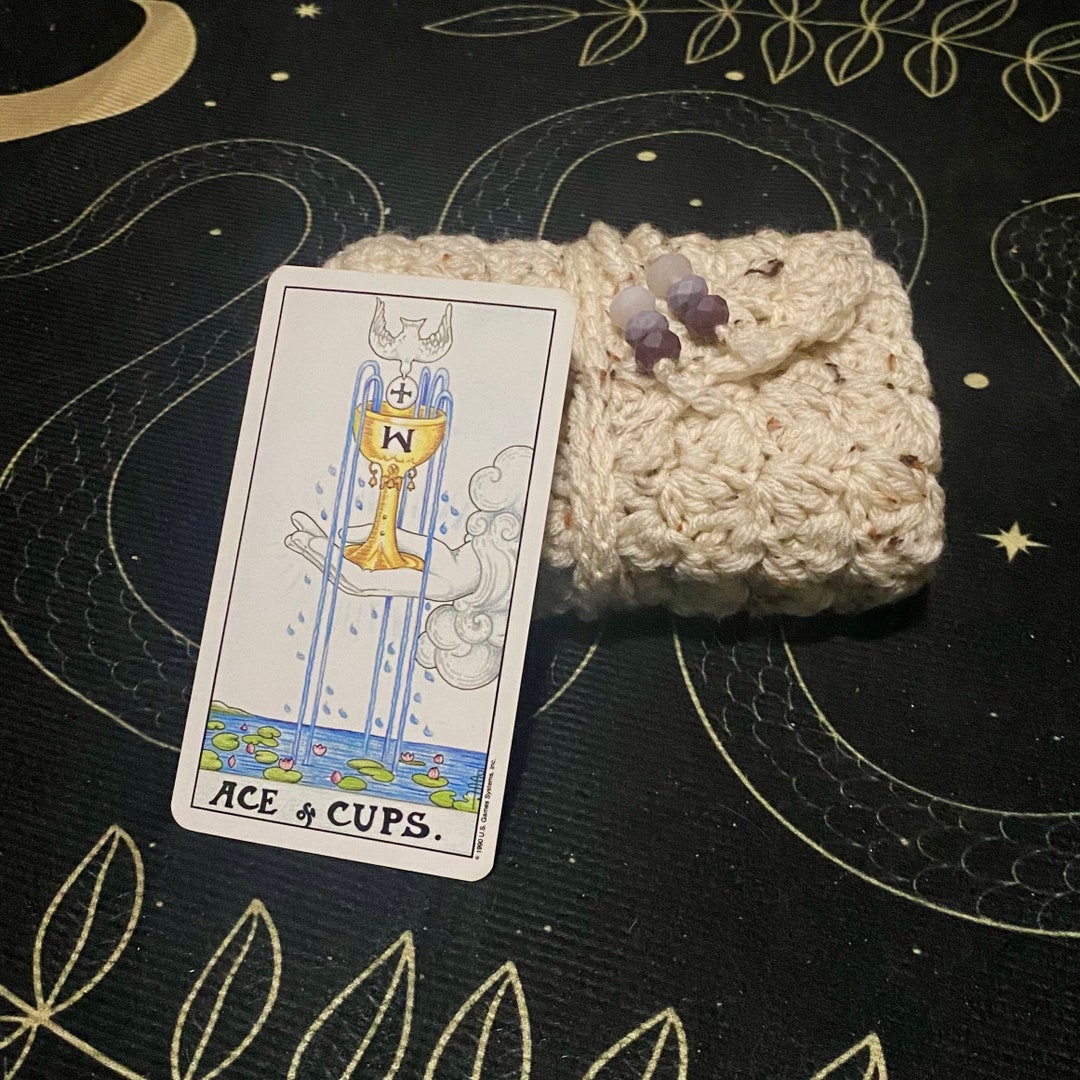 Tarot Card Deck Wrap | Crochet | Handmade | Tarot | Tarot Reading ...