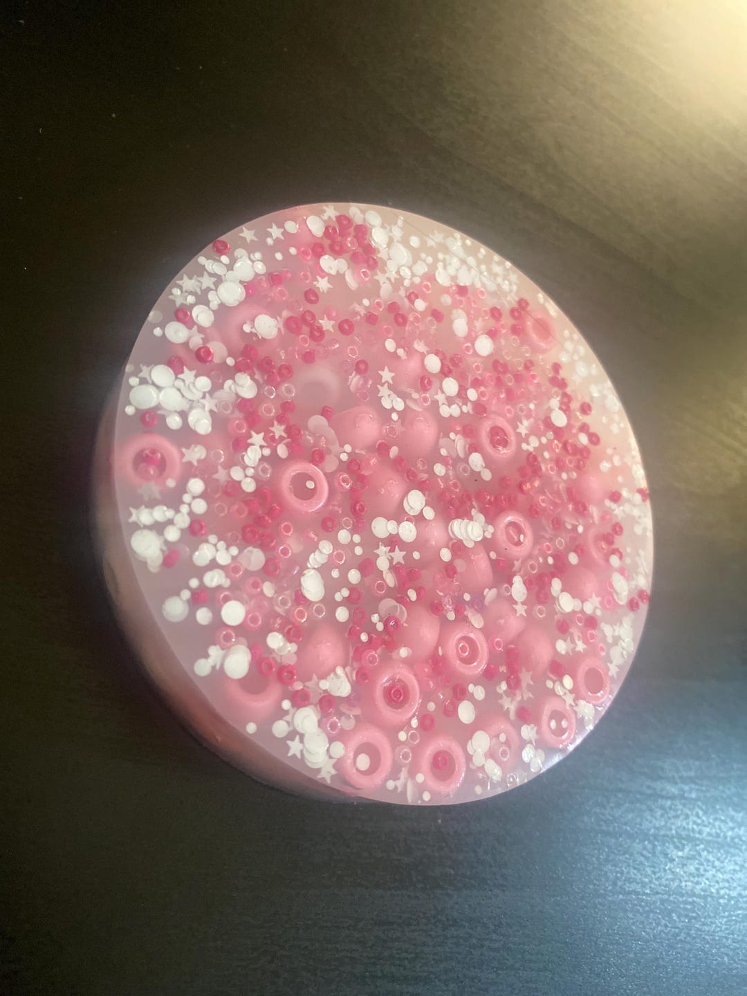 HANDMADE | Silicon Fidget “pick Me” Disk | Beads and Charms | Fidget ...