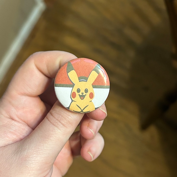 Pikachu Pin - Etsy