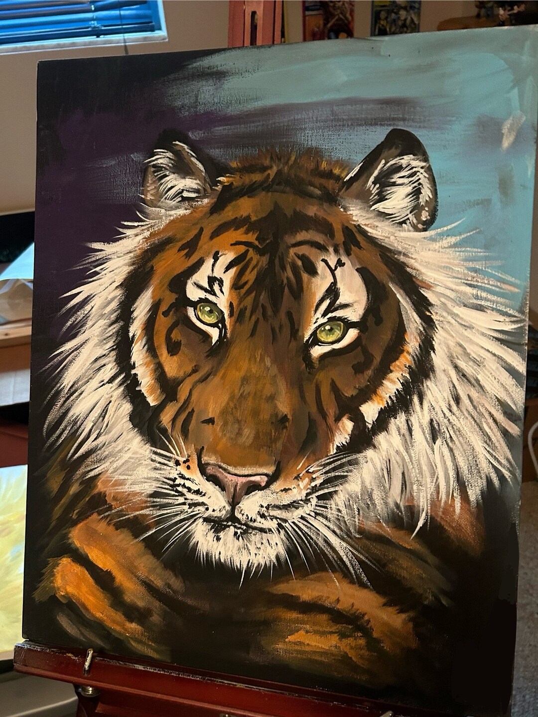 Bengal Acrylic Painting - Etsy
