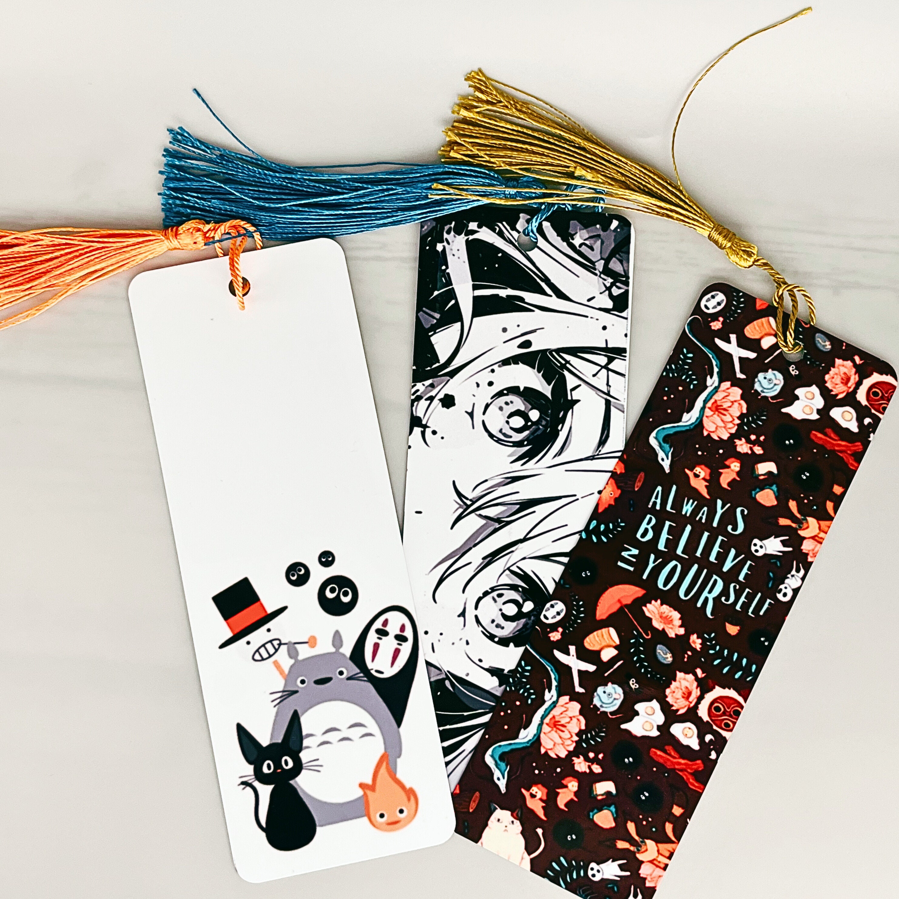 Bookmark With Unique Anime Theme Includes Tassel - Etsy