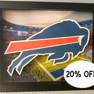 Buffalo Bills 3D Shadow Box, 8x10, Highmark Stadium - Etsy