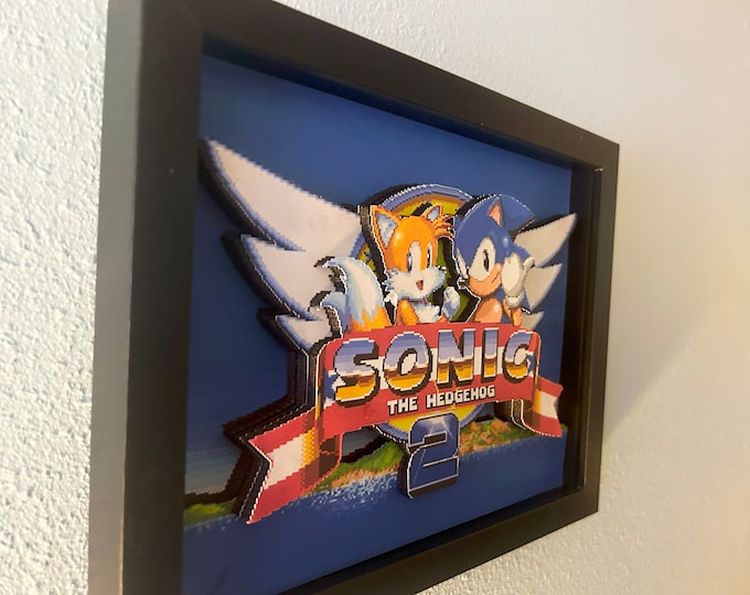 Sonic the Hedgehog 3 Cube Diorama - Rectangle Deluxe Size - 16.5cm X ...