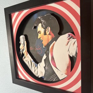 Elvis 3D Shadow Box, 8x8, Iconic Music Legend Handmade Art - Etsy