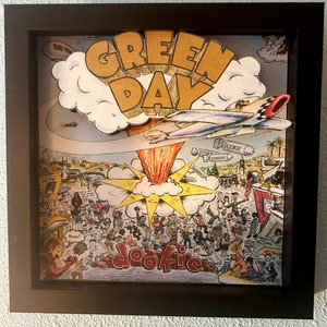 Green Day Dookie 3D Shadow Box, 8x8, Iconic Album Cover Art - Etsy