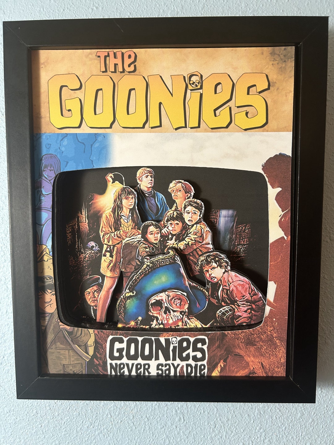 The Goonies Movie 3D Shadow Box, 8x10, Handmade Pop Culture Art - Etsy