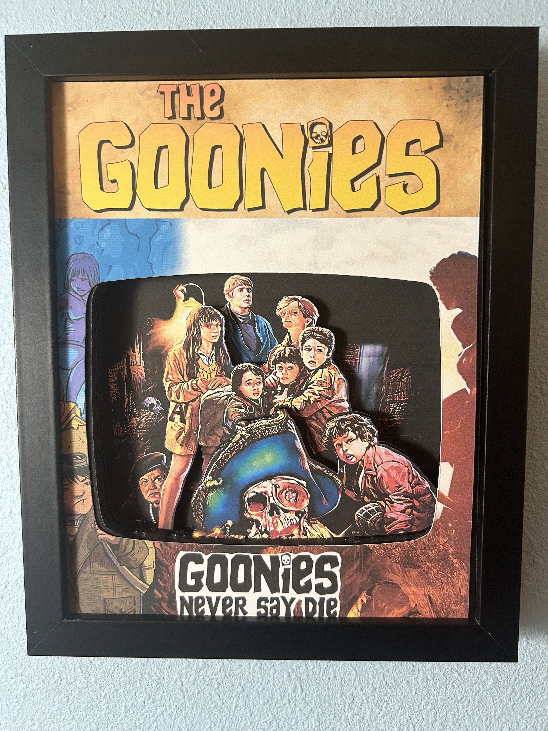 The Goonies Movie 3D Shadow Box, 8x10, Handmade Pop Culture Art - Etsy