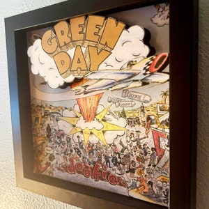 Green Day Dookie 3D Shadow Box, 8x8, Iconic Album Cover Art - Etsy