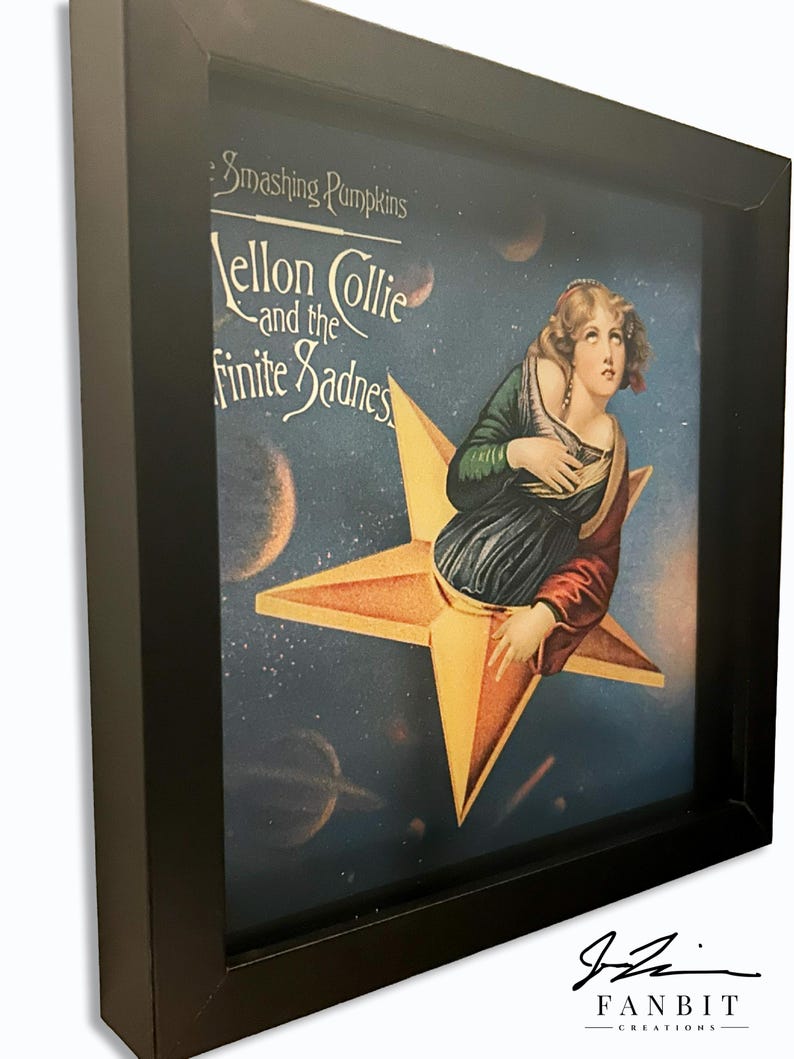 Smashing Pumpkins Mellon Collie Shadow Box | UV Printed Glass Album Art ...