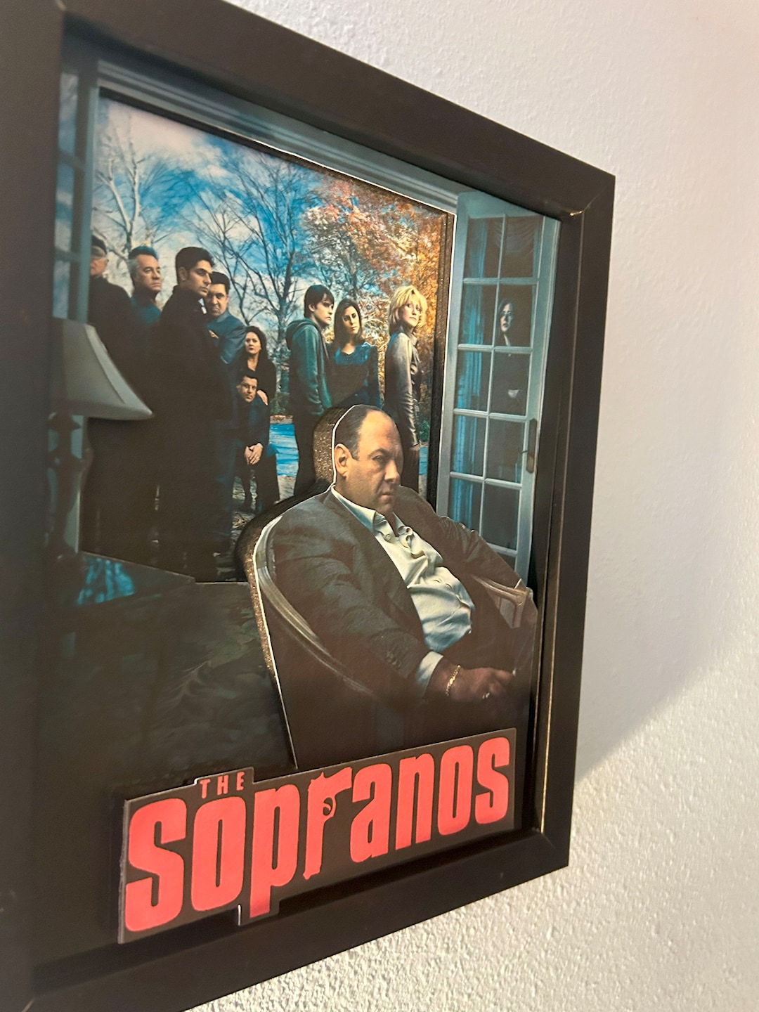 The Sopranos 3D Shadow Box, 8x10, TV Show Tribute, Iconic Art - Etsy