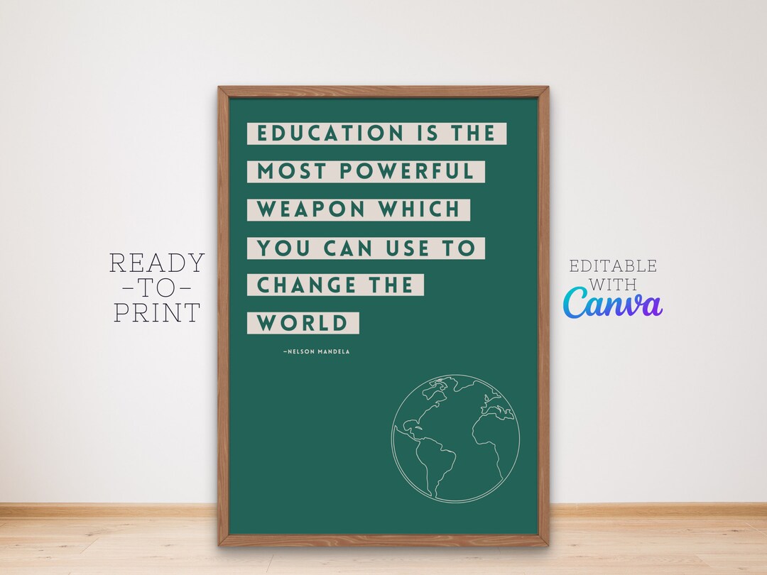 Educational Poster | Classroom Decor | Homeschool Decor | Printable ...