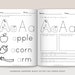Instant Download Coloring Prek Worksheets Letters Writing Worksheet ABC ...