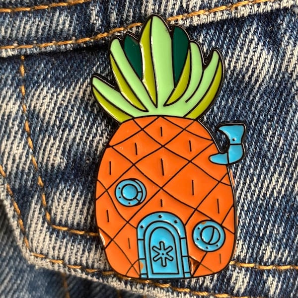 Spongebob Squarepants Enamel Pins - Etsy