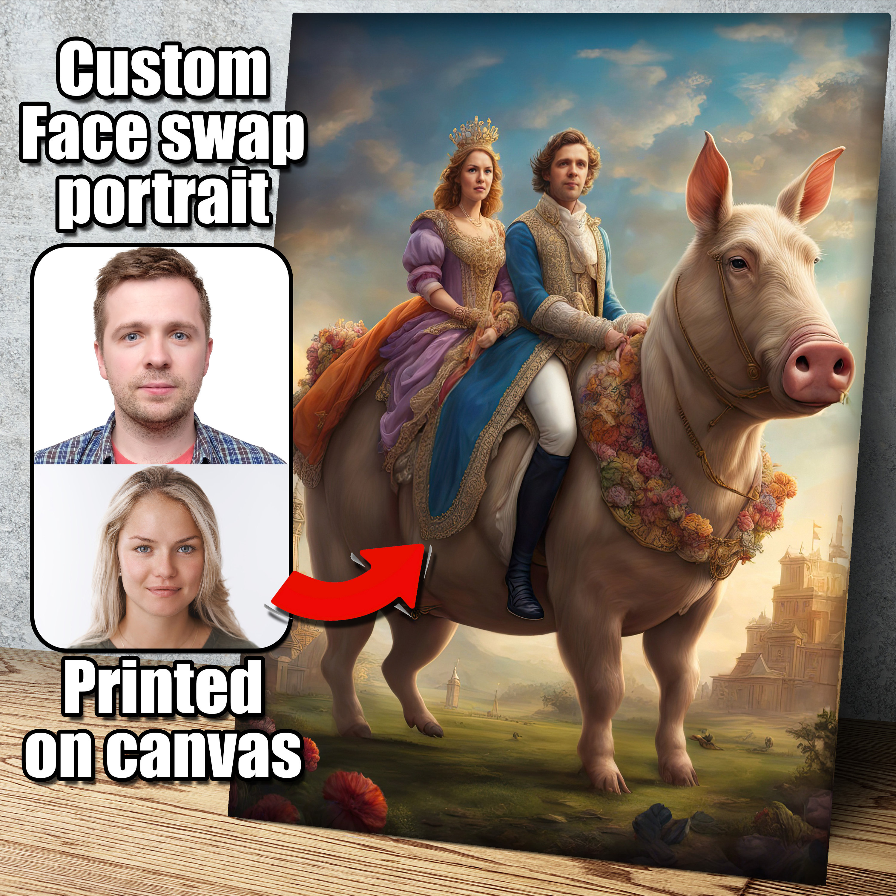 Funny Royal Couples Portrait From Your Phone to a Royal Masterpiece ...