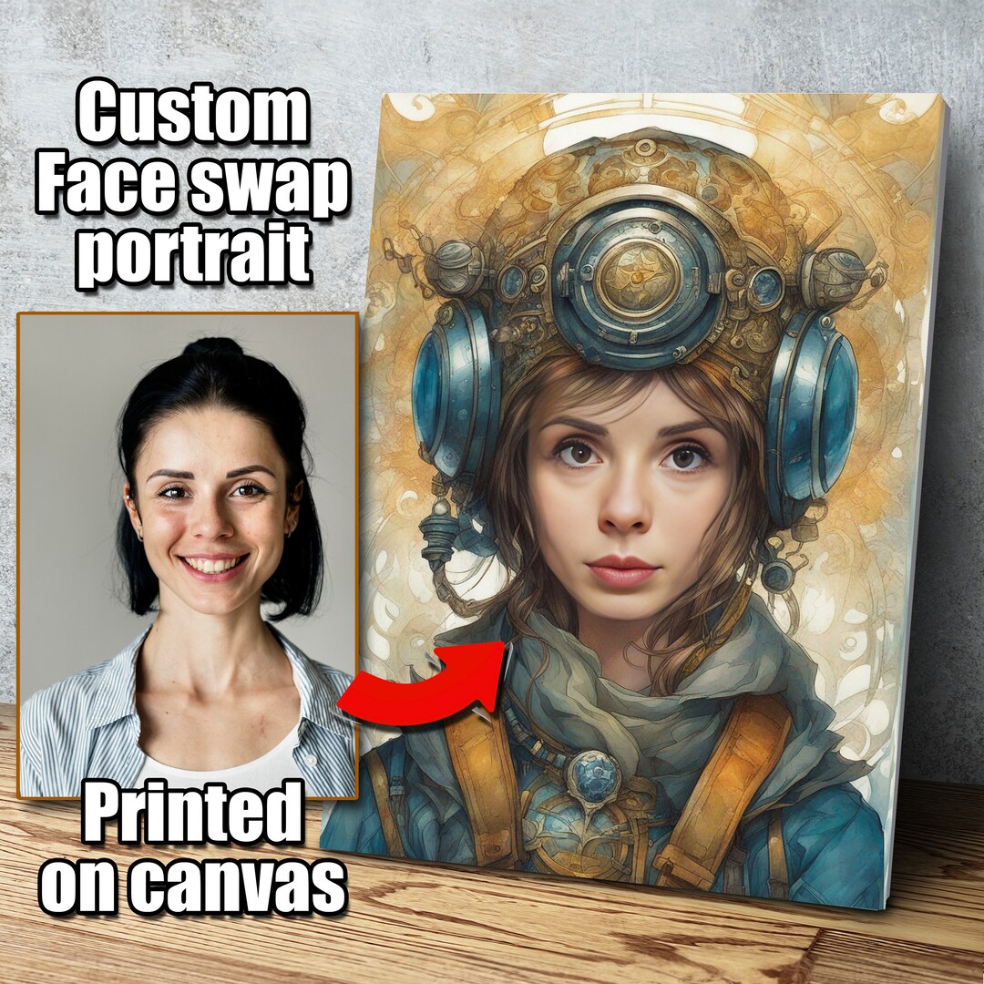 Photo Face Swap Canvas Art - Custom Face Swap Portraits -swap Faces ...