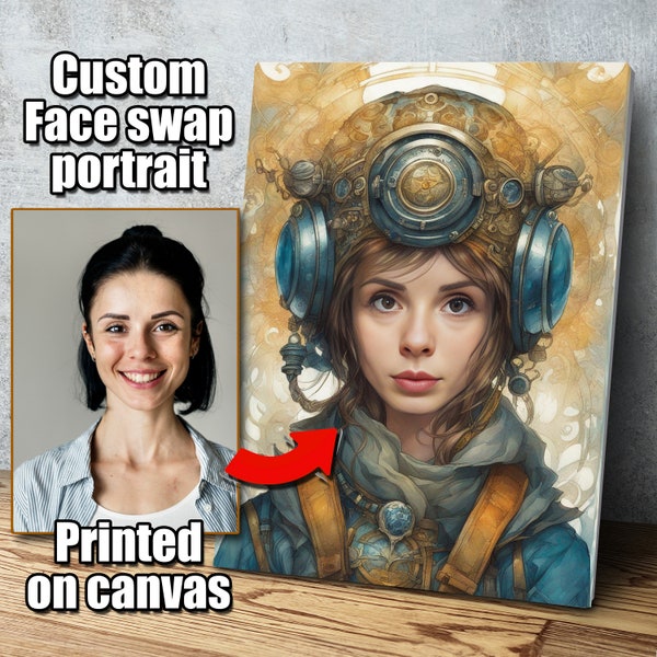 Face Swap Art - Etsy