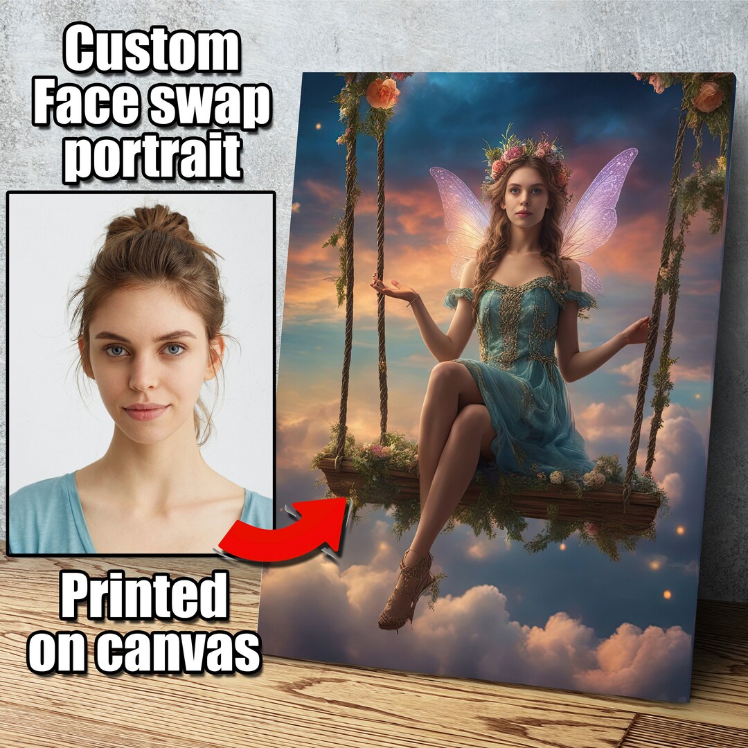 Personalized Fairy Portrait Swap From Your Photo - Digital Download ...
