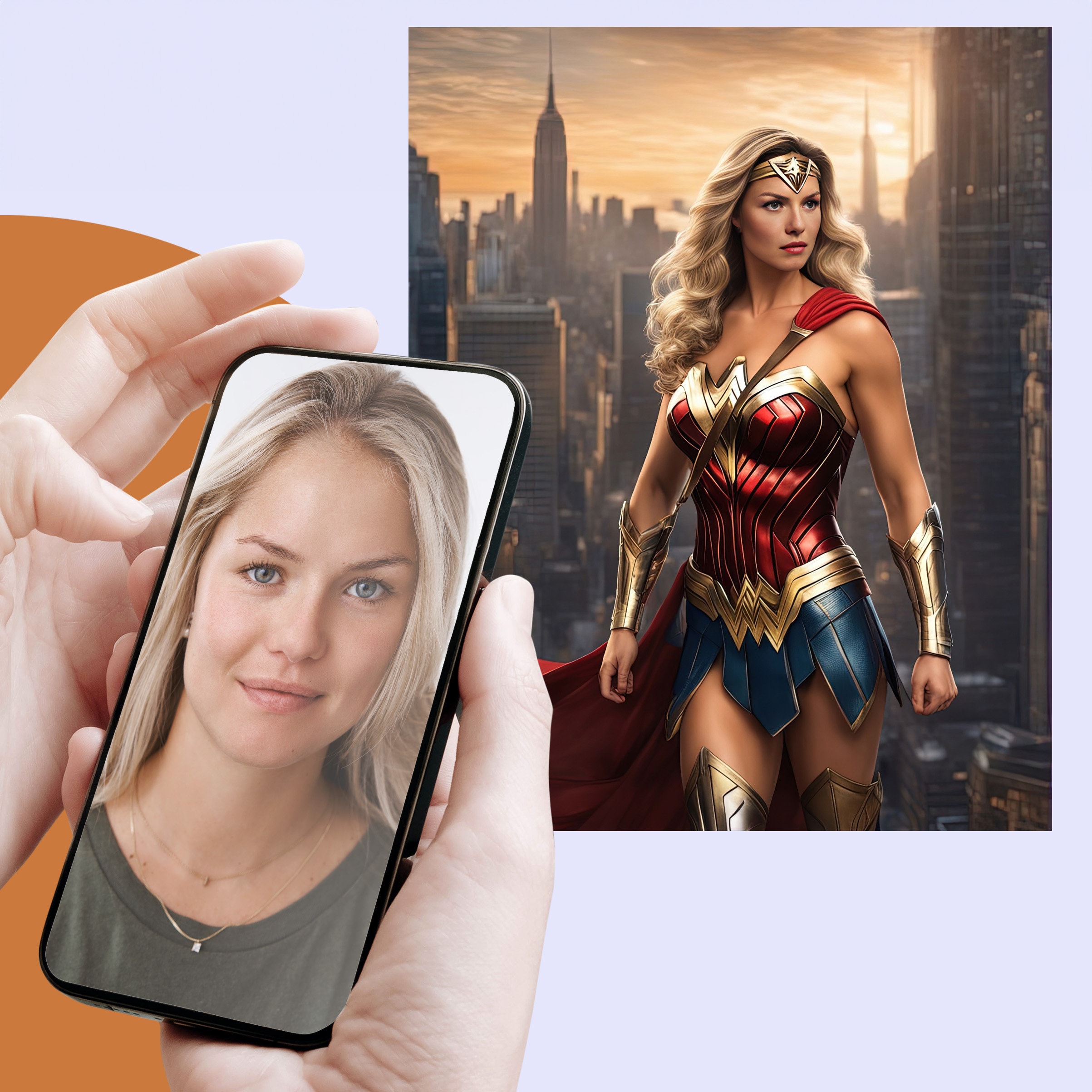 Your Face in Superhero Portrait - Portraits for Any Occasion ...