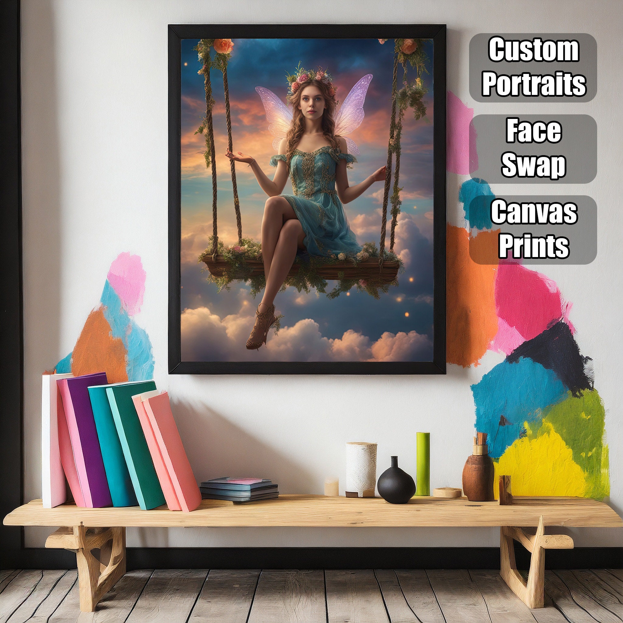 Personalized Fairy Portrait Swap From Your Photo Digital Download ...