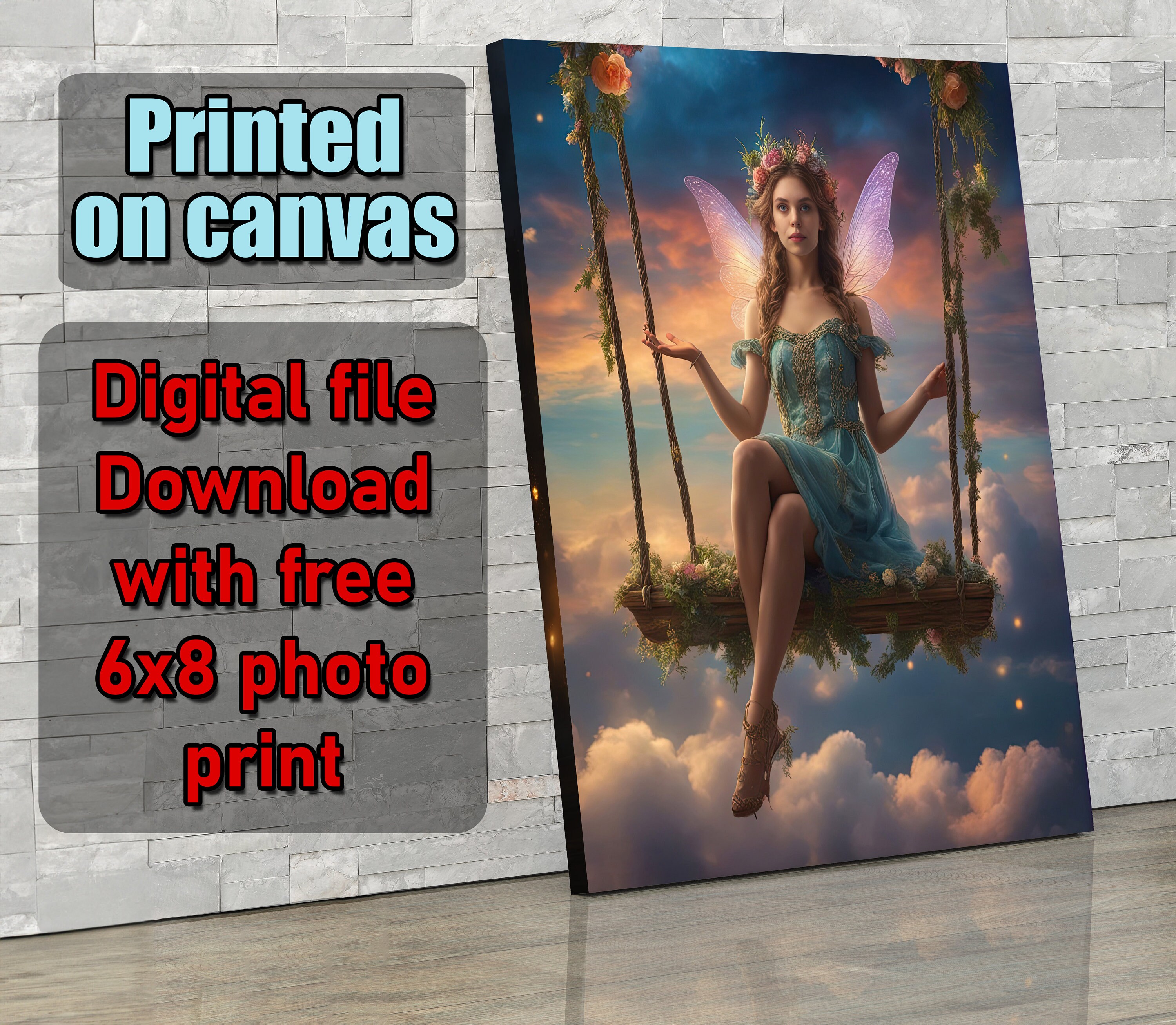 Personalized Fairy Portrait Swap From Your Photo Digital Download ...