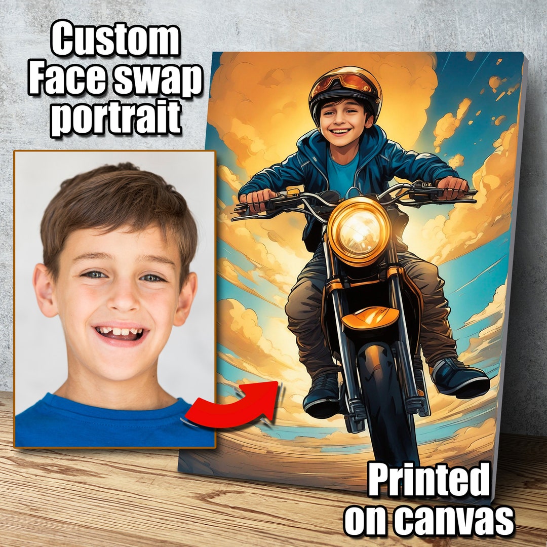 Hilarious Custom Kids Portraits on Canvas -fun and Unique Gift Idea - Custom Kids Portraits on ...