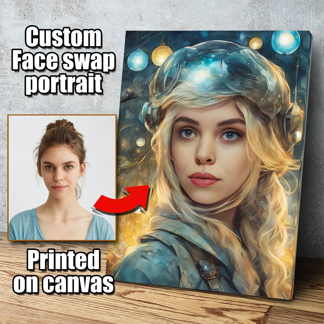 Face Swapped Portraits on Canvas - Replace Faces With Friends and ...