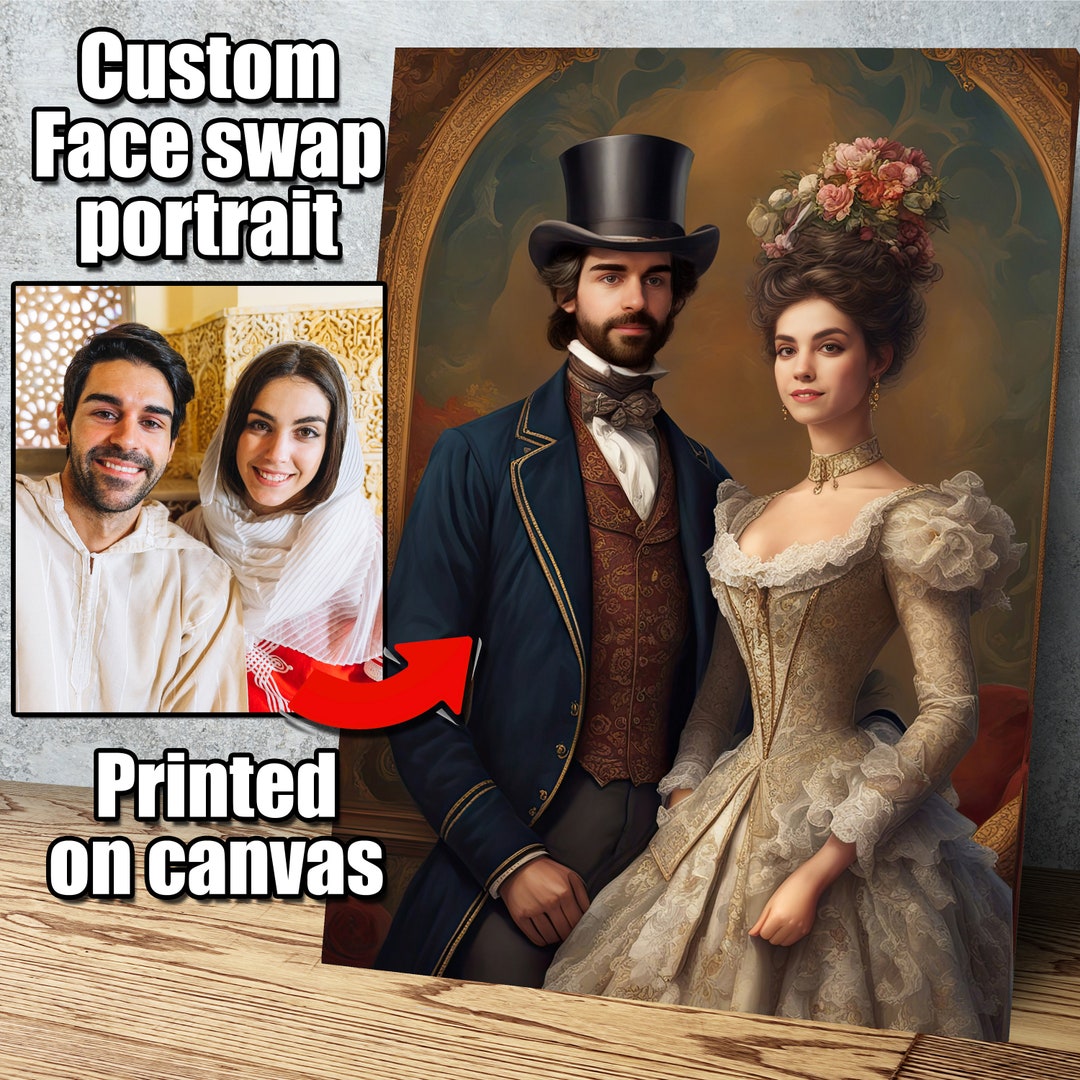 Royal and Victorian Couple Portrait From Your Photos: Holiday Home ...