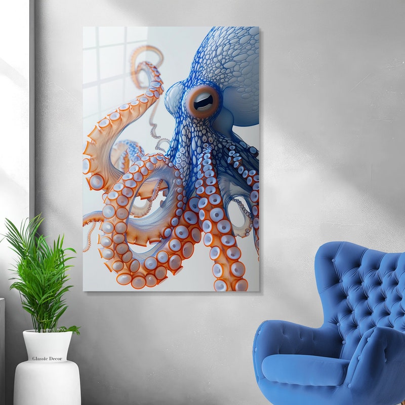 Octopus Wall Decor - Etsy