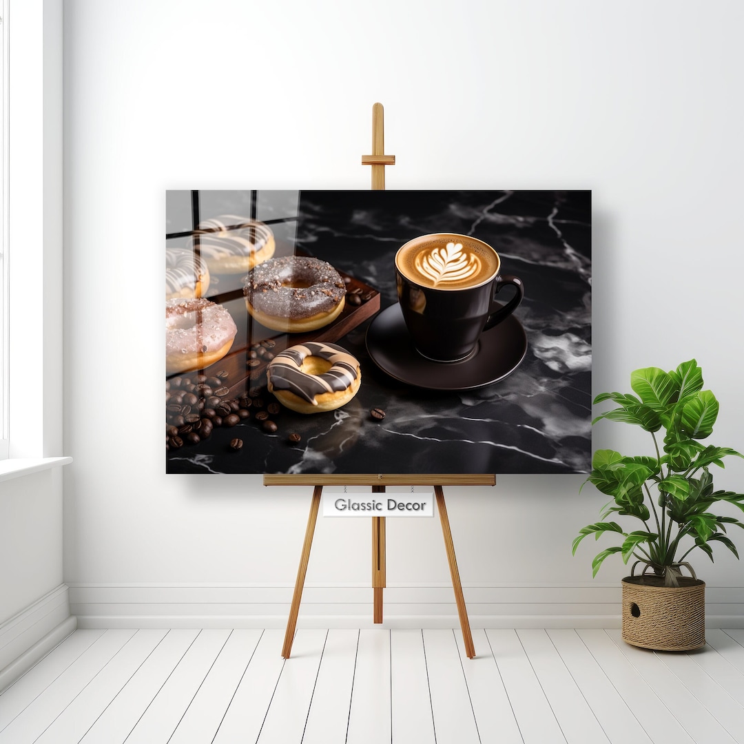 Tempered Glass Wall Art, Kitchen Wall Art, Cafe Wall Decor, Breakfast ...