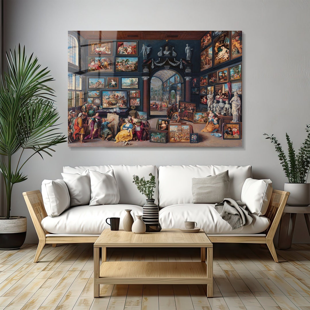 Apelles Painting Campaspe, Mid Century Art, Glass Wall Art, Willem Van ...
