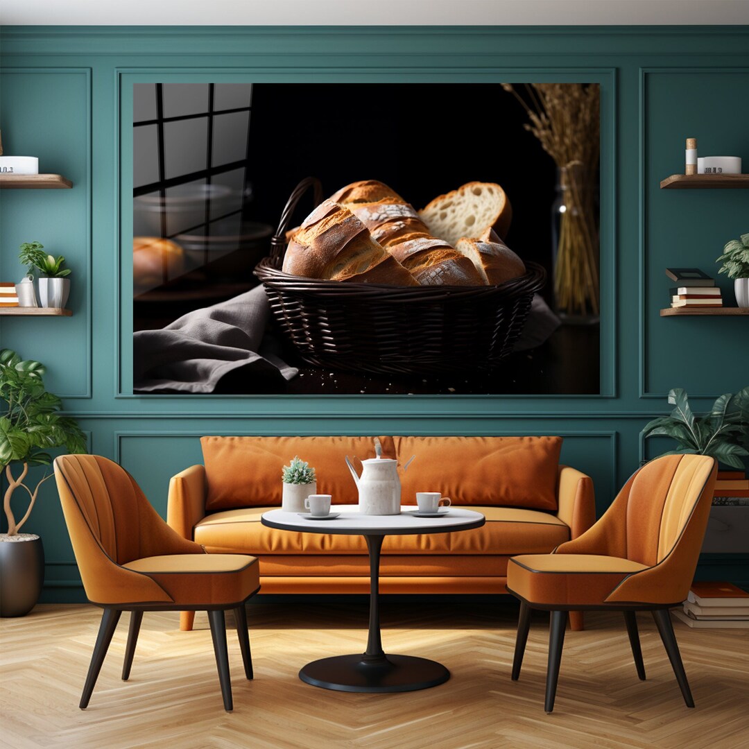 Bakery Wall Art Decor, Bread Print Art, Kitchen Wall Art, Picture of ...