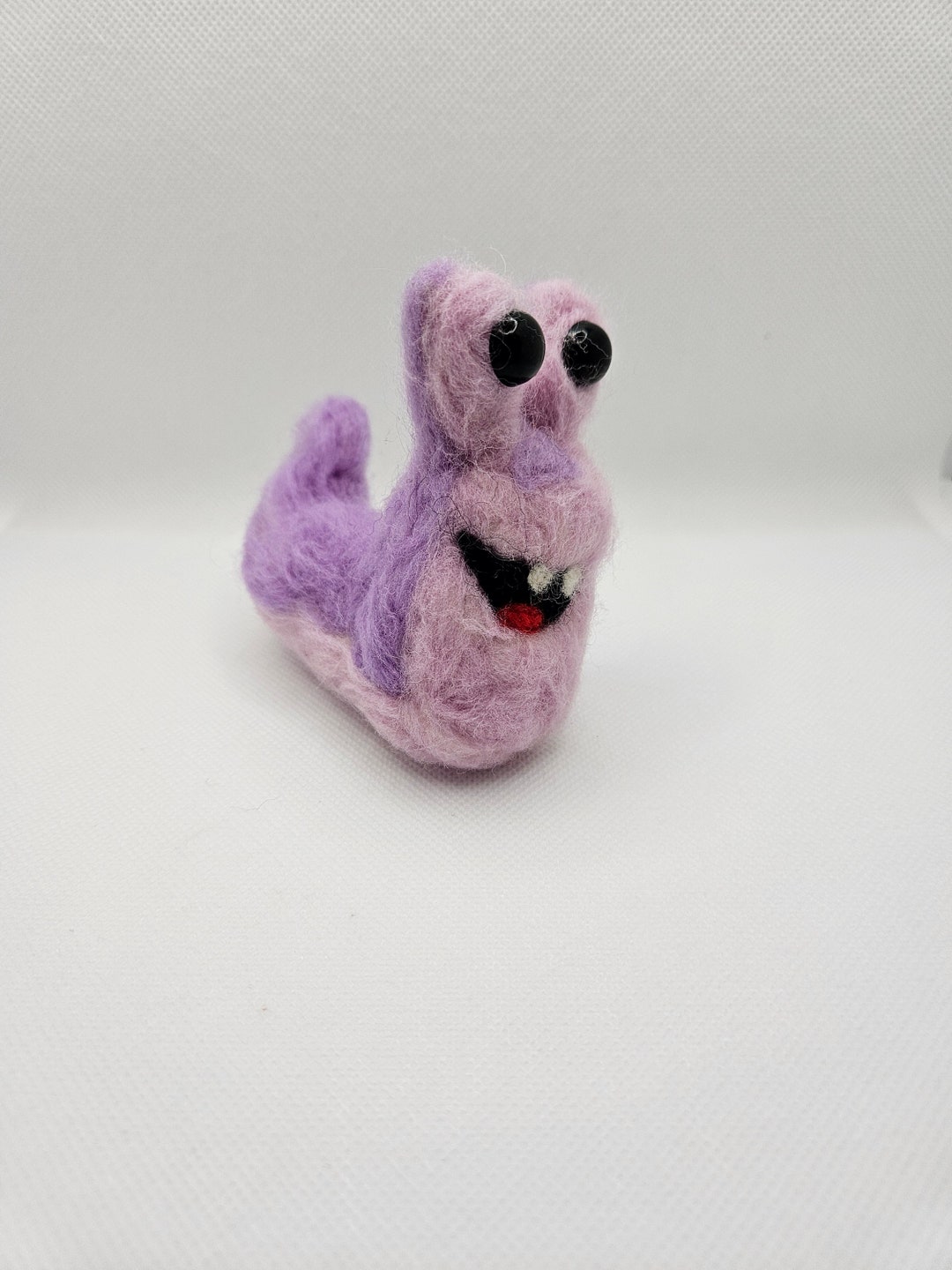 Handmade Felt Purple Slug Whimsical and Unique Collectible Cute Plushie ...