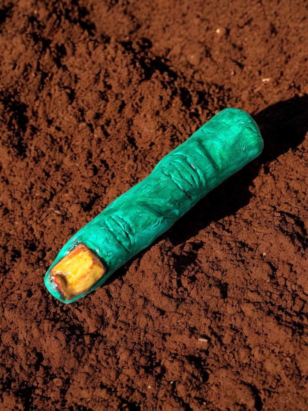 Handcrafted Zombie Finger Charm, Spooky Keychain, Halloween Polymer ...