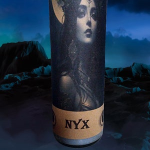 Nightfall Serenity Goddess Nyx Deity Candle - Etsy