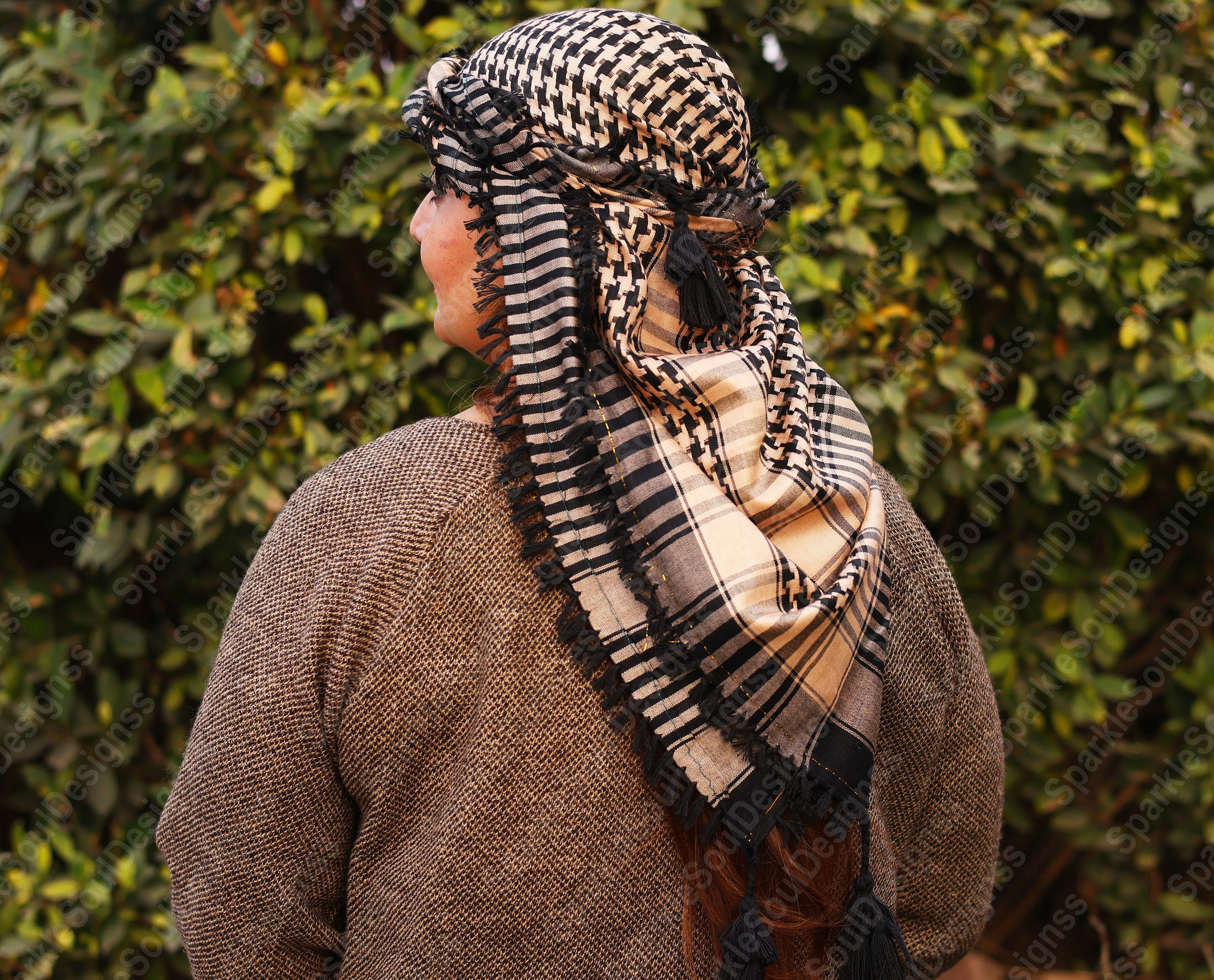Keffiyeh Palestine Shemagh Scarf, Arafat Hatta Arab Style Shemagh ...