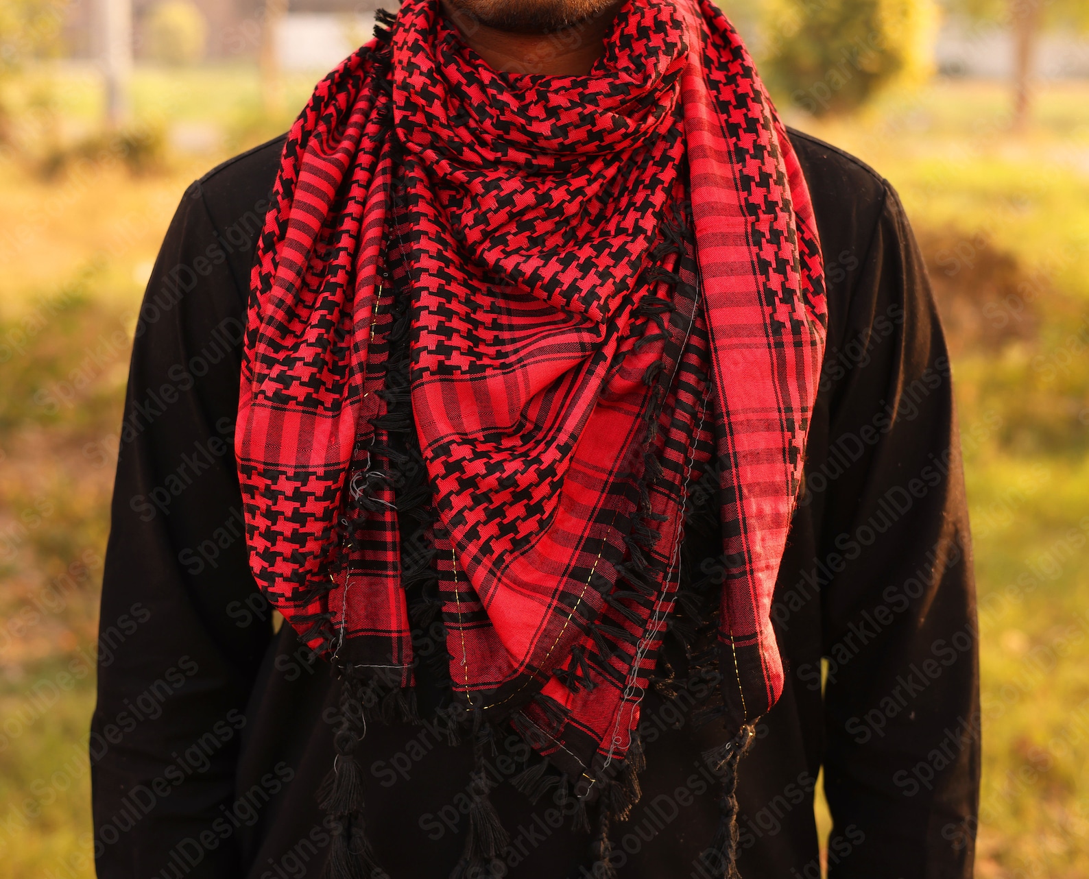 Unique Palestine Keffiyeh Scarf, Vintage Traditional Shemagh Scarf ...