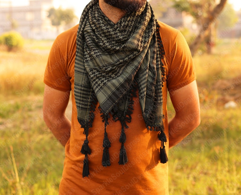 Unique Palestine Keffiyeh Scarf, Vintage Traditional Shemagh Scarf ...