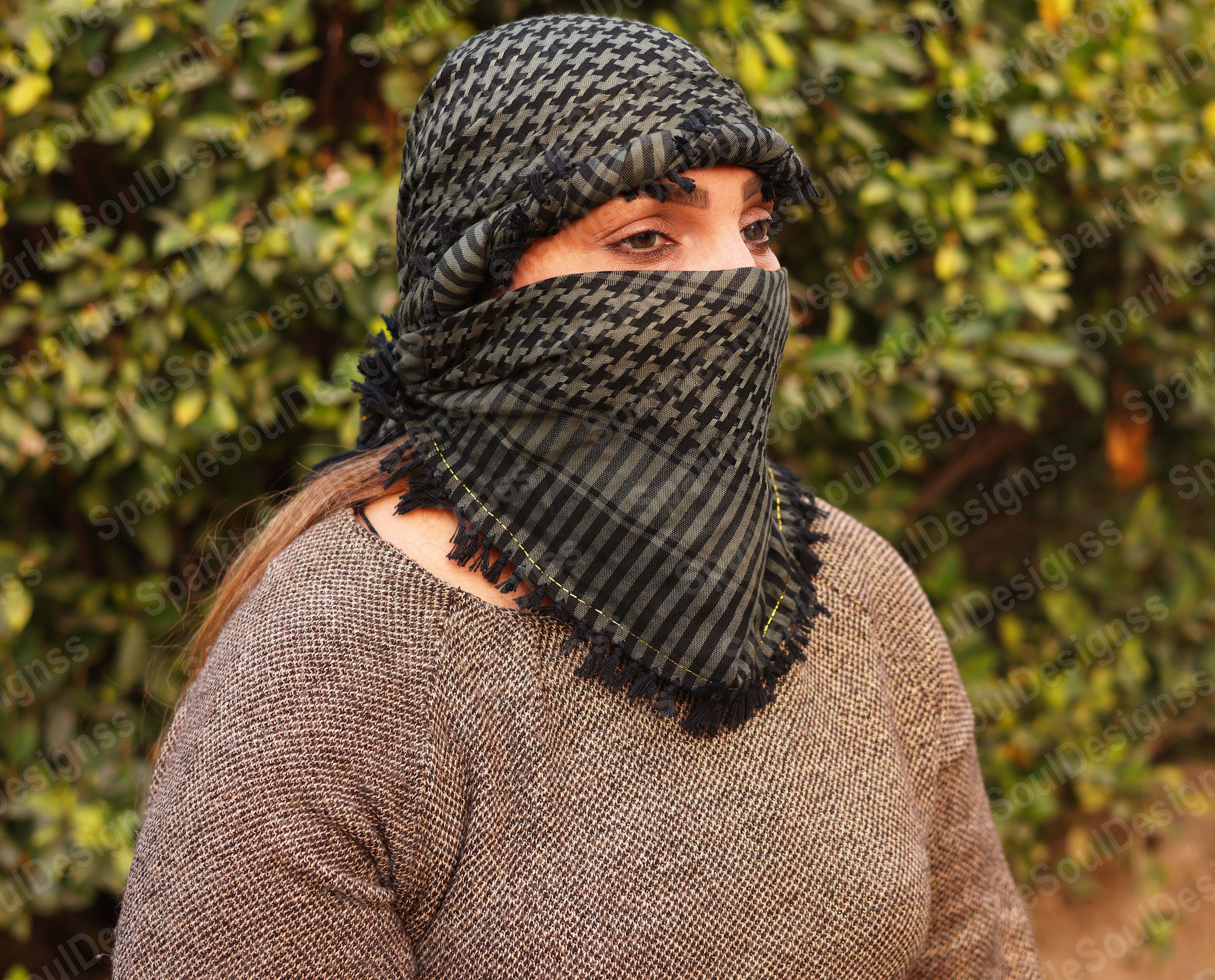 Keffiyeh Palestine Shemagh Scarf, Arafat Hatta Arab Style Shemagh ...