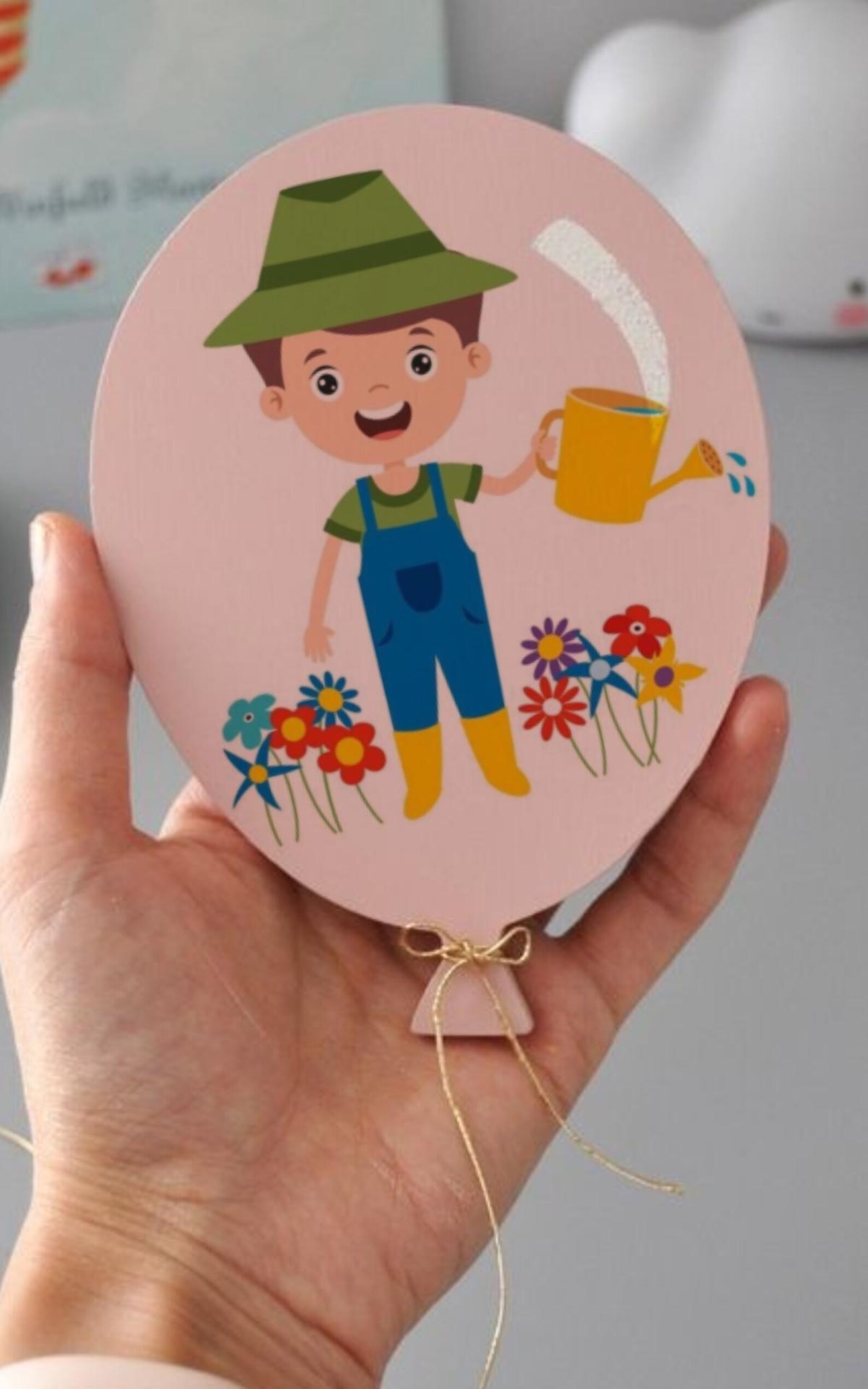 Cute Gardener Clipart SVG and PNG, Adorable Yasnaarts Design, Cute ...